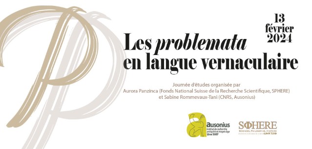 Les problemata en langue vernaculaire - Université Bordeaux Montaigne